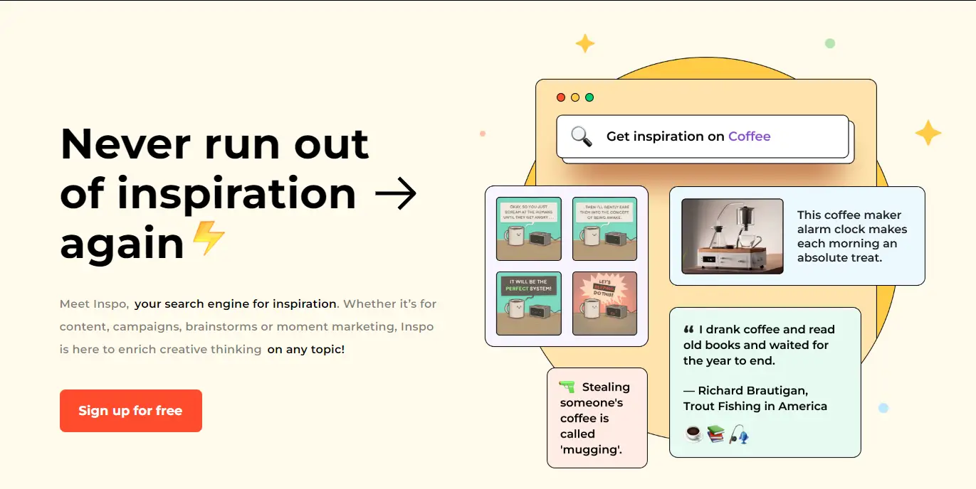 Inspo：激发你无限灵感的AI搜索引擎