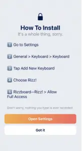Rizz: An AI Keyboard That Automatically Generates Text