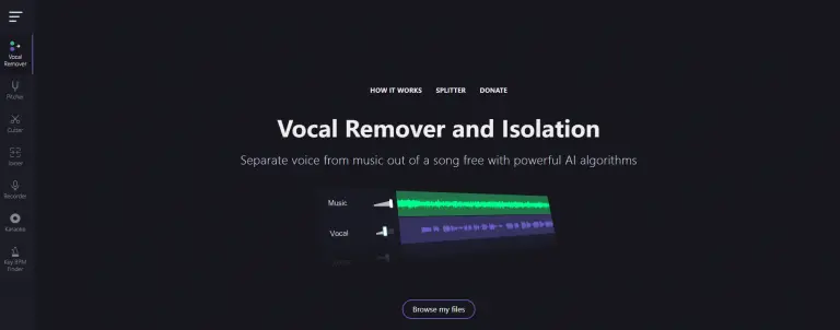 Vocal Remover：最强大的AI人声分离器