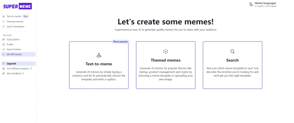 Supermeme: An Attractive AI Meme Generator