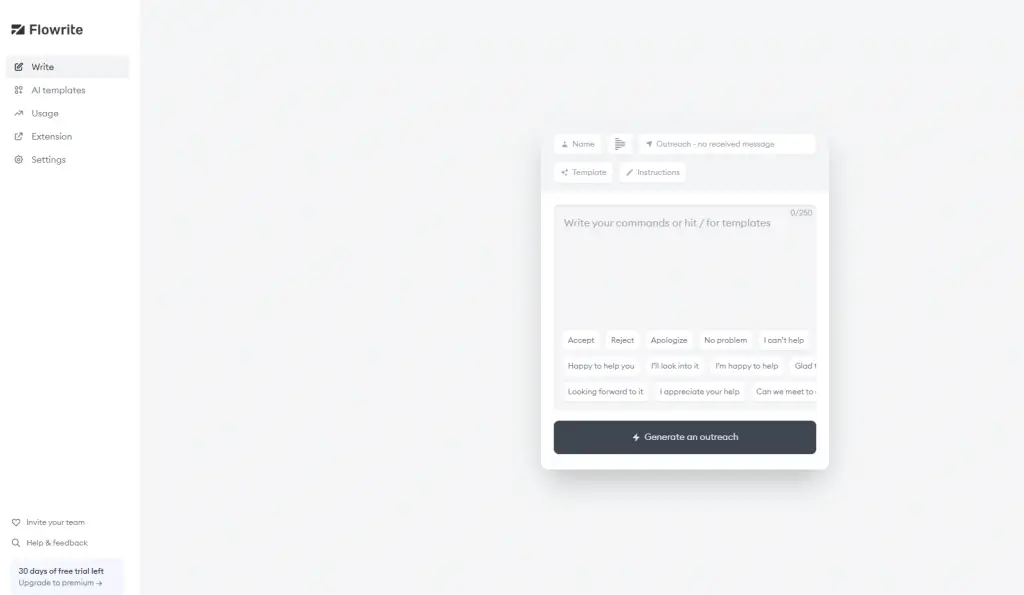 Flowrite: An Splendid AI E-mail Writing Assistant
