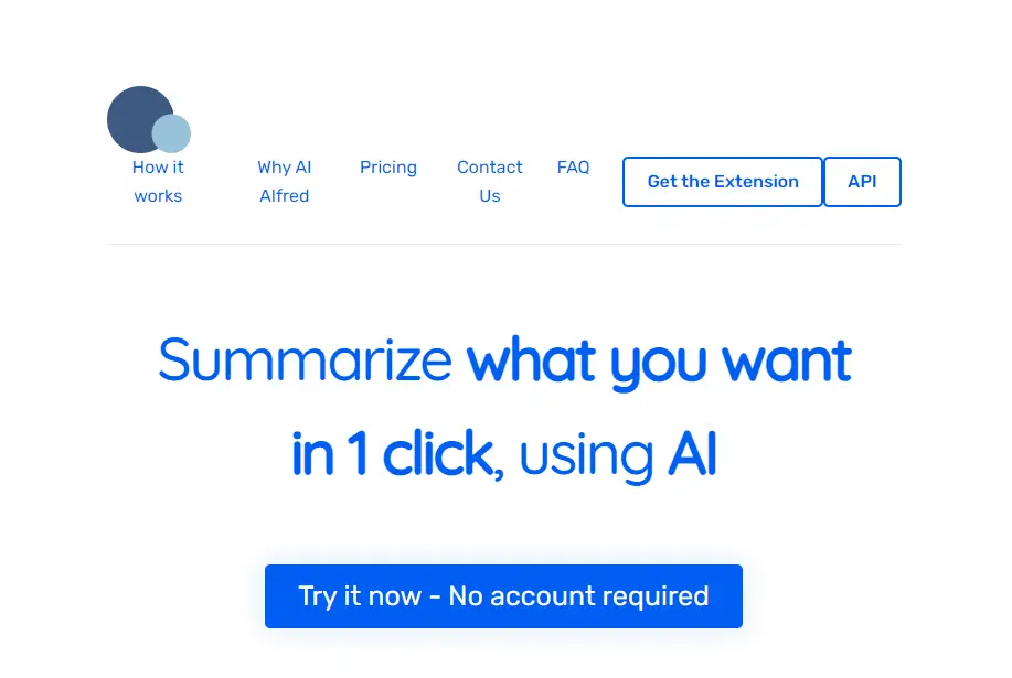 AI Alfred: A convenient article summary tool