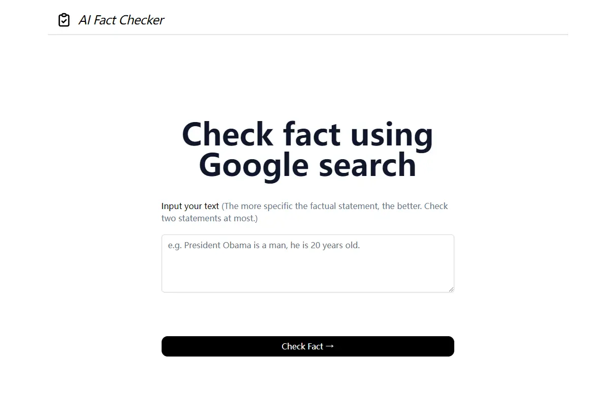 AI Fact Checker: The AI Tool That Helps You Find Facts AI Fact Checker: The AI Tool That Helps You Find Facts