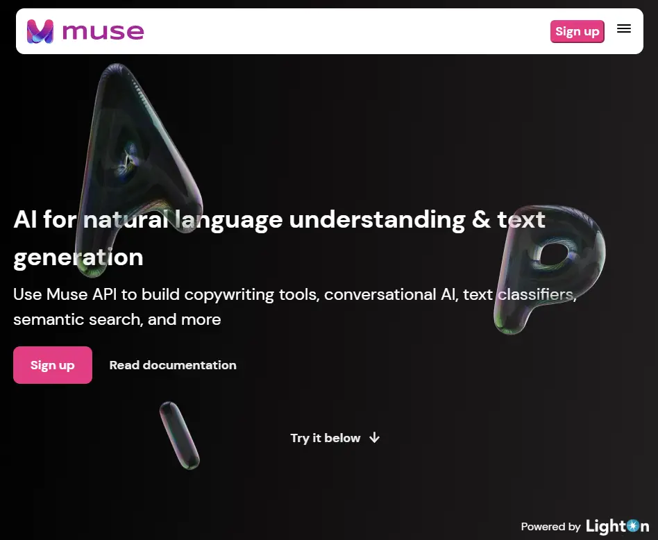 Muse Models: Intelligent Natural Language Analysis AI
