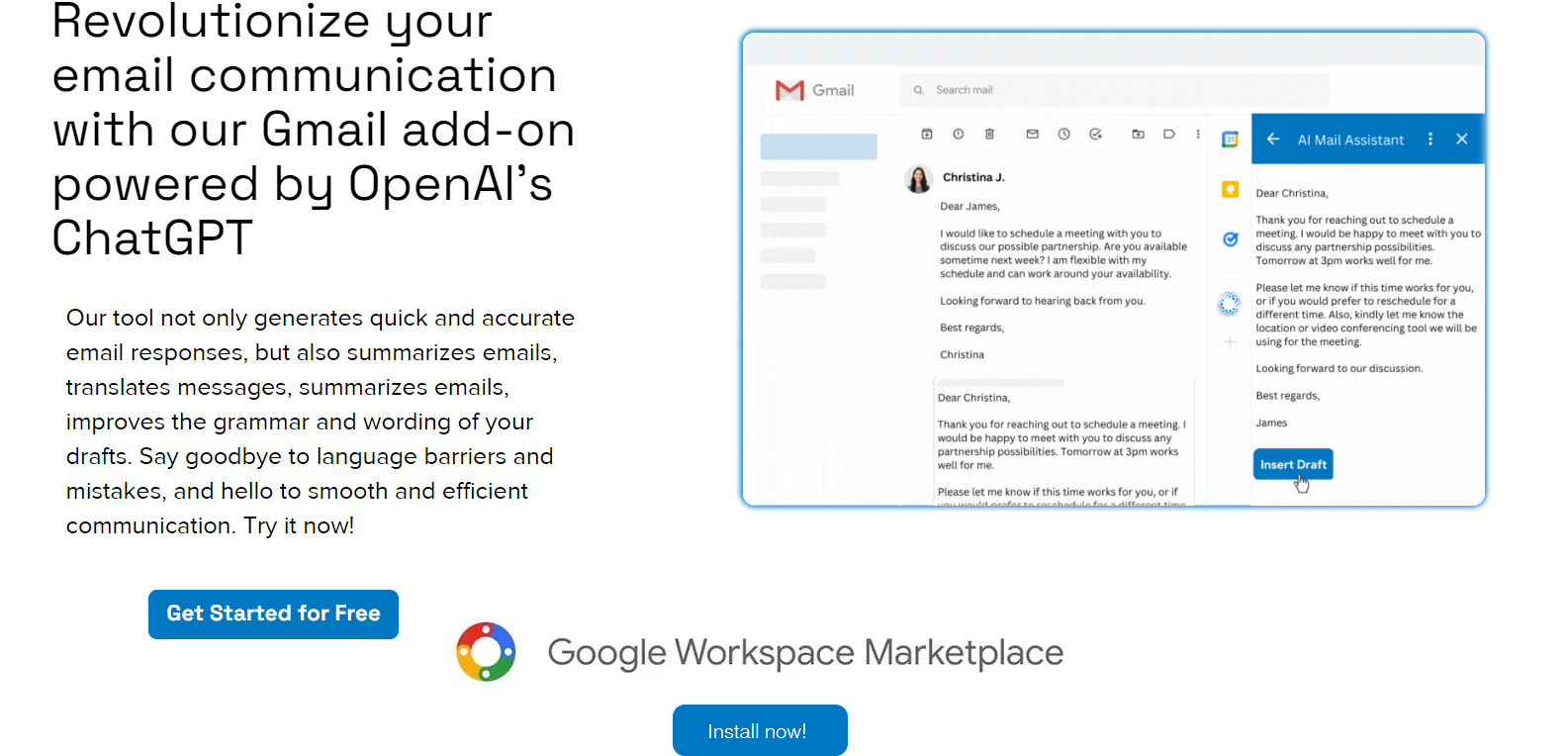 AI Mail Assistant: The Essential AI Work Mail Assistant