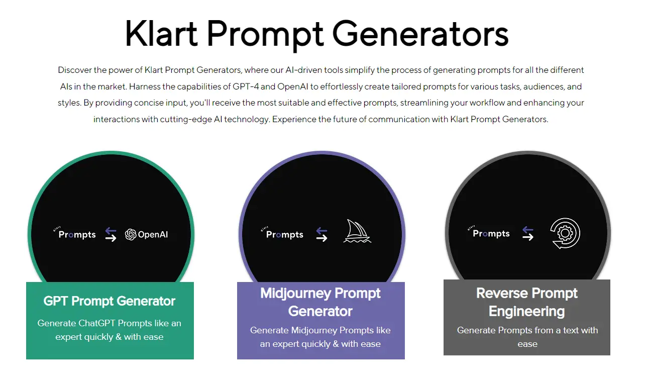 Klart Prompts: The Best AI Prompt Optimizer