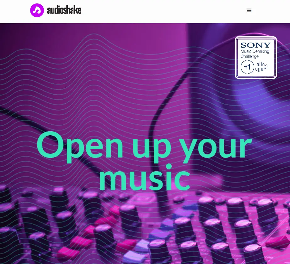 Audioshake: AI Audio Splitter