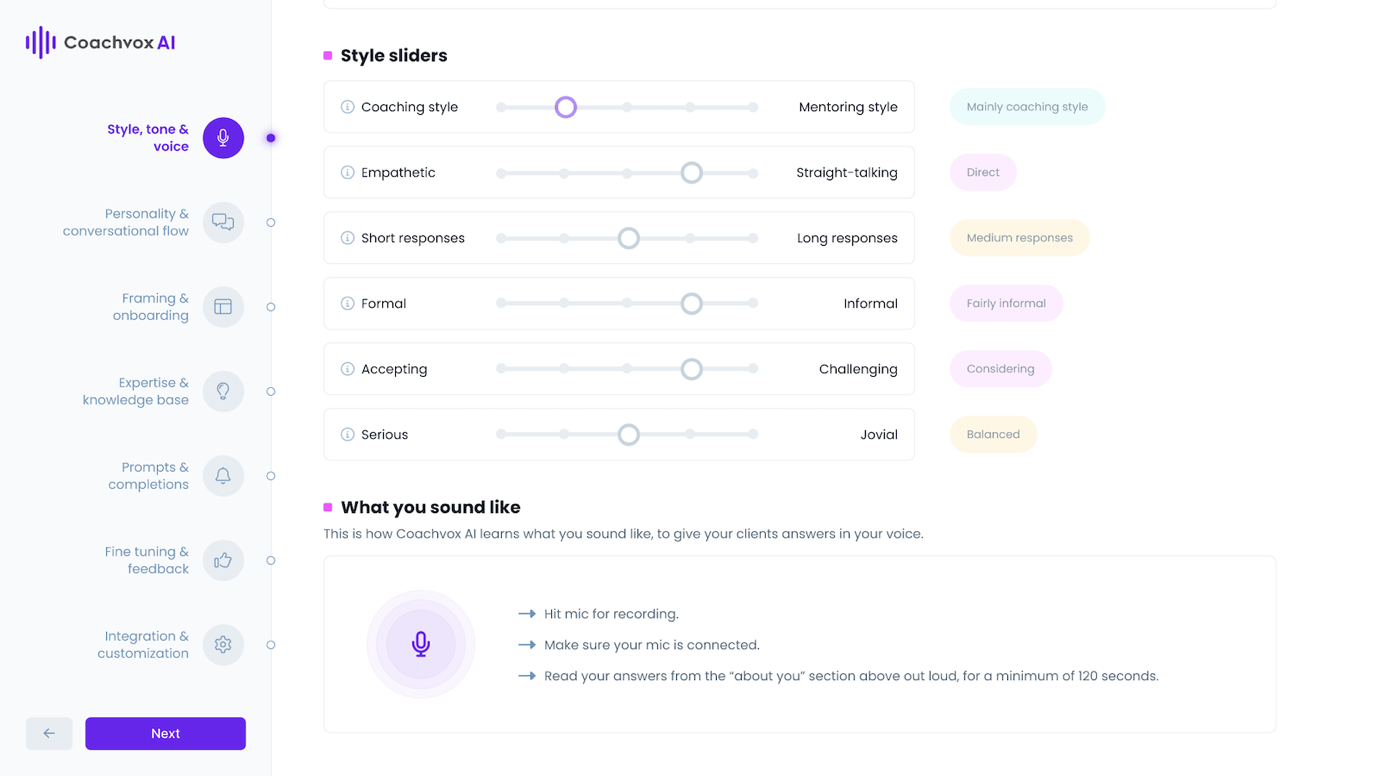 Coachvox AI: A Chatbot That Lets Users Create Their Own AI Assistants