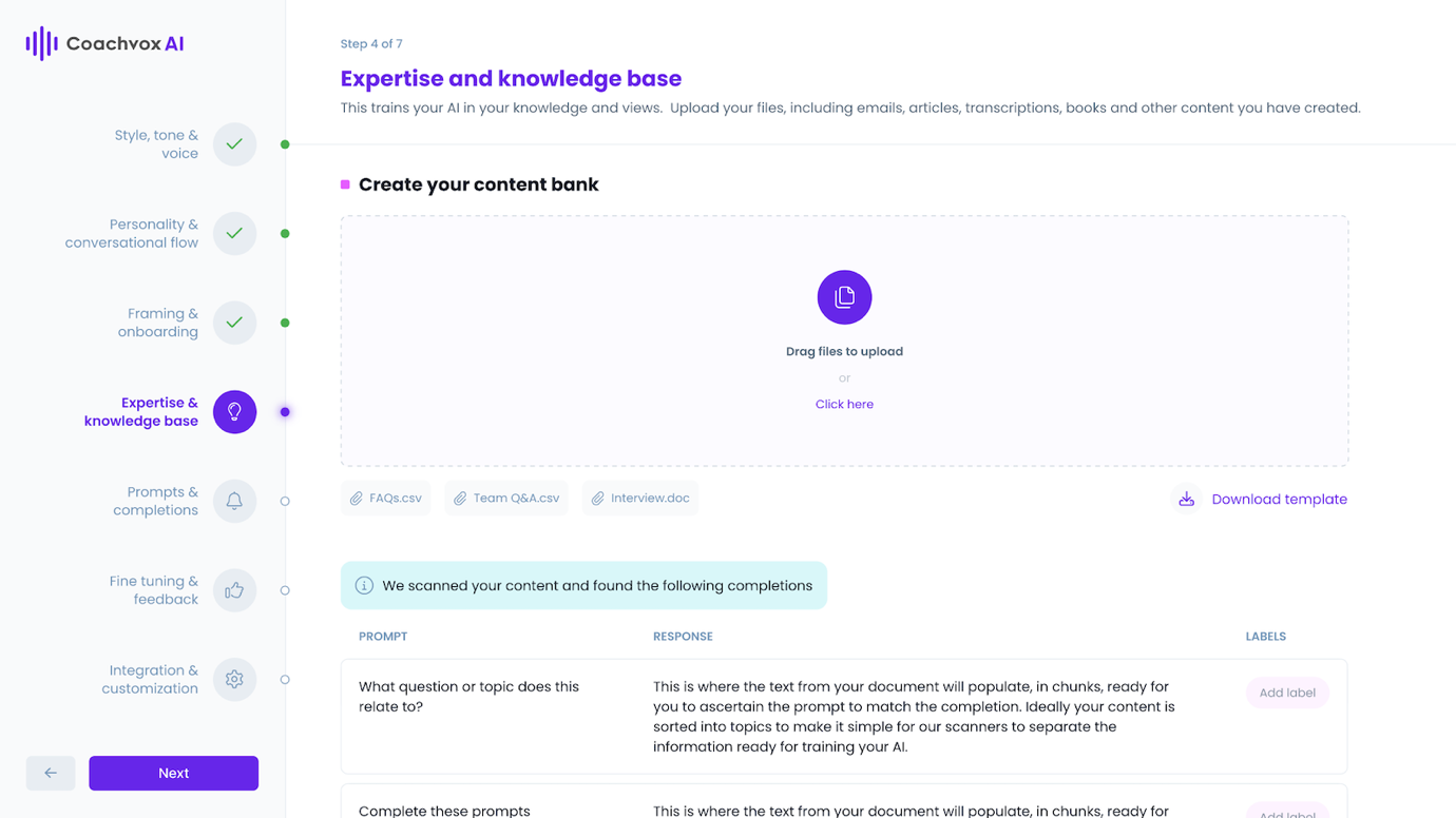 Coachvox AI: A Chatbot That Lets Users Create Their Own AI Assistants