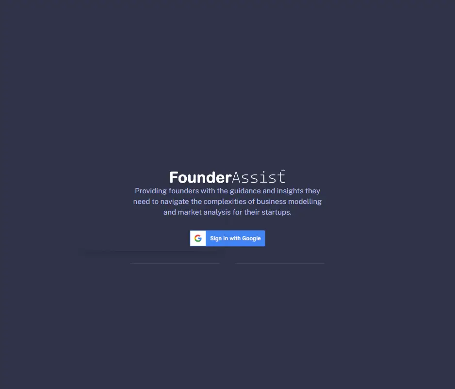 Founderassist: An AI Assistant that Helps Companies with Strategic Planning