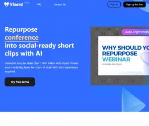 Vizard: A Powerful AI Video Editor