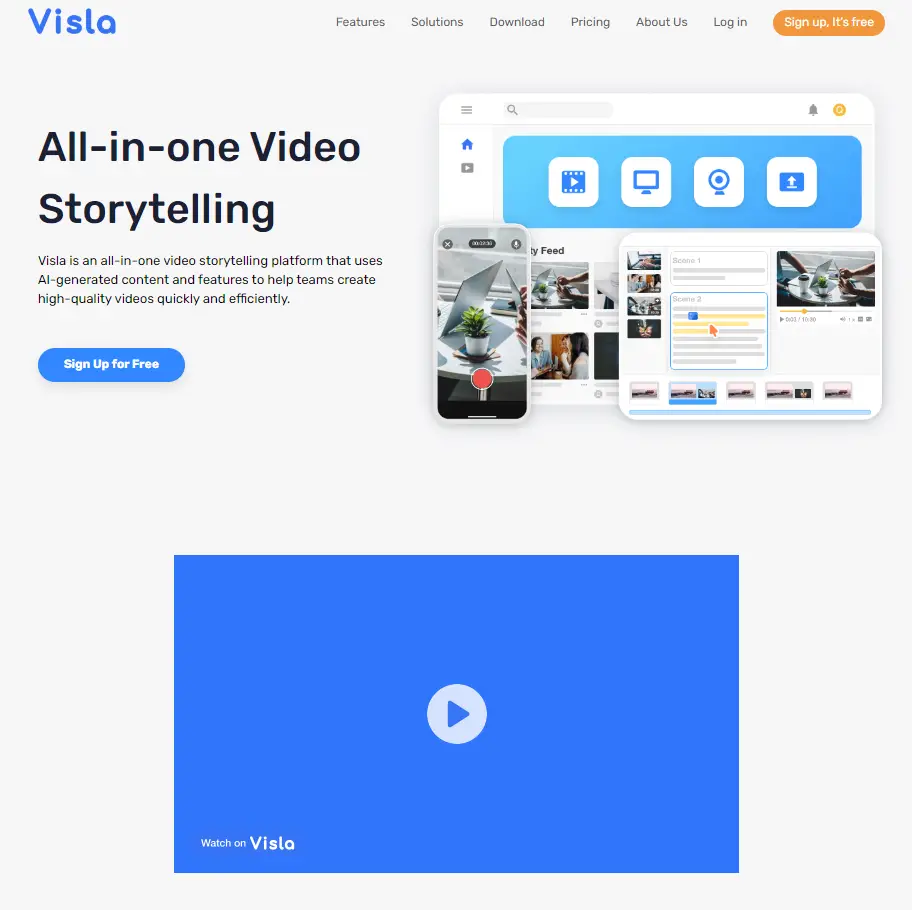 Visla: An Ai Video Platform That Can Automatically Generate Narratives