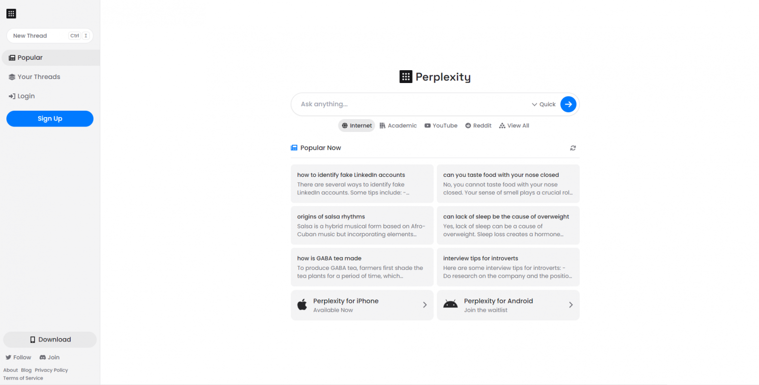Perplexity AI: ChatGPT But With AI Search Engine