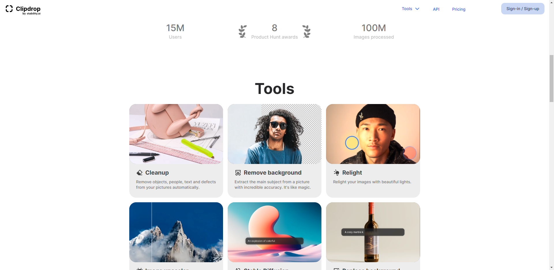 ClipDrop: A Powerful Visual Image Generation Tool