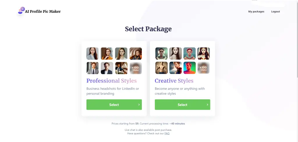 PFPmaker: Awesome AI Profile Picture Generator for Free