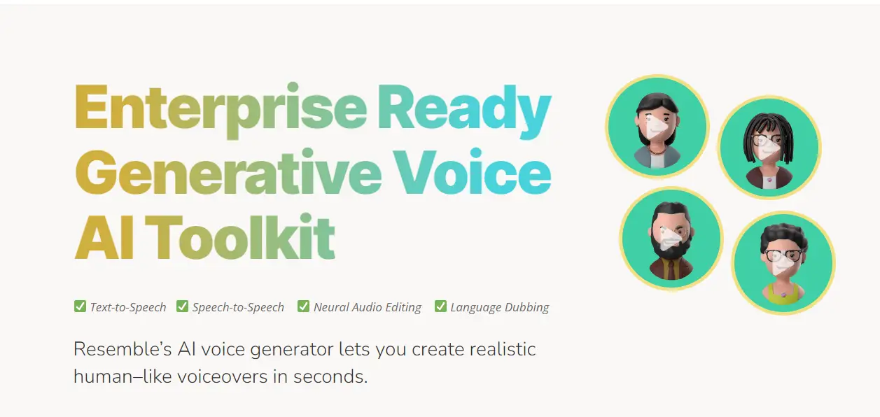 Resemble AI: Voice Cloning Platform - AIToolMall Resemble AI: Voice Cloning Platform - AIToolMall