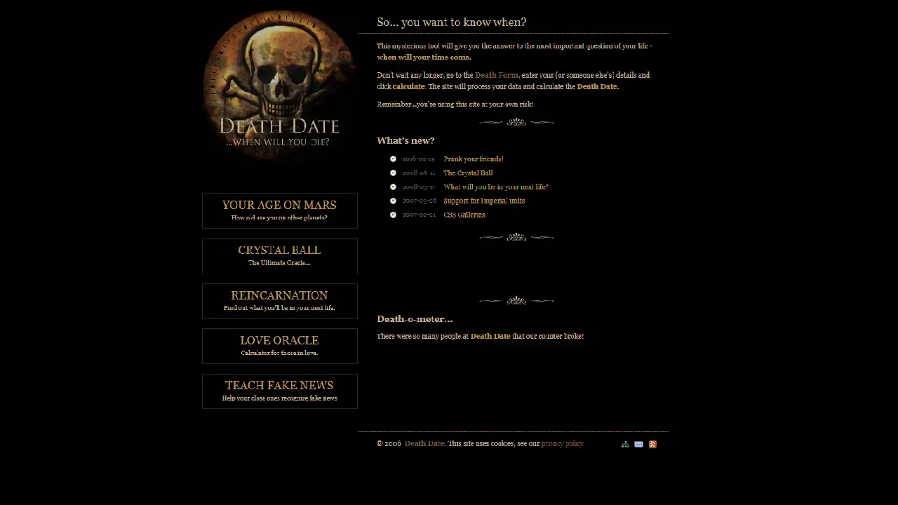 Top 7 AI Death Calculator in 2024
