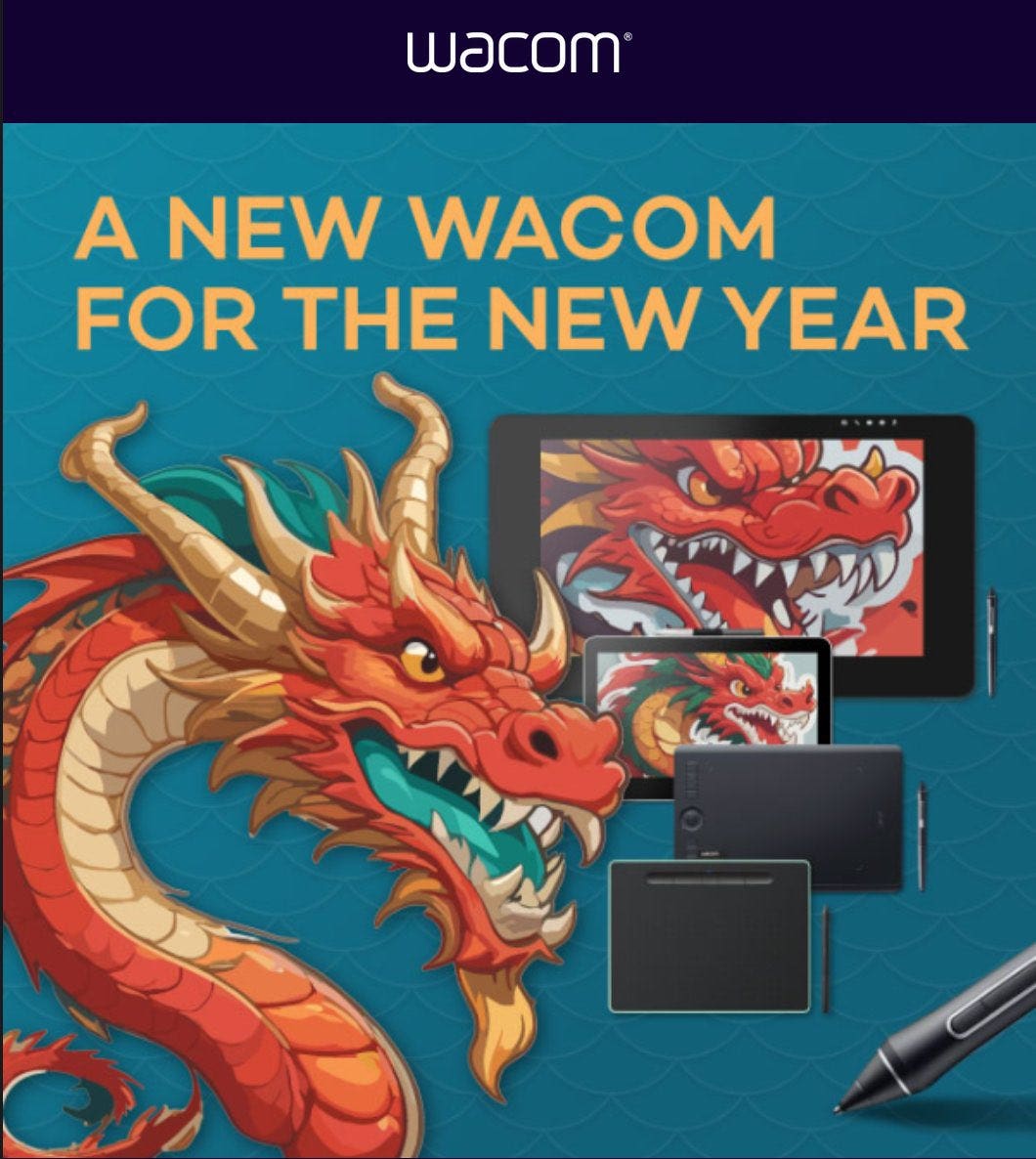 Wacom Faces Backlash Over AI-Generated Illustrations in Ads