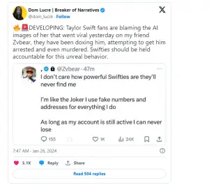 Unmasking Zvbear: The Mastermind Behind the Taylor Swift AI Deepfake ...