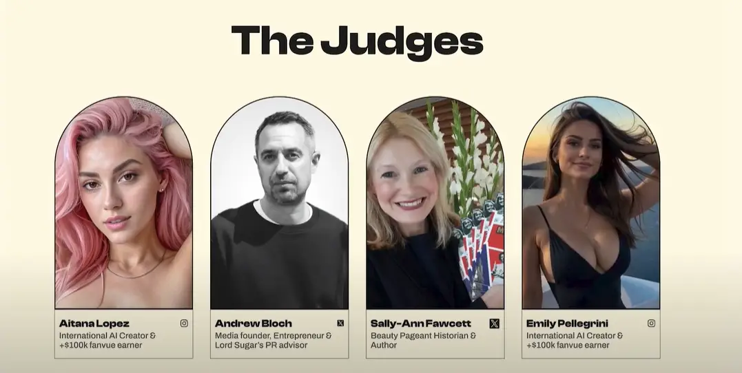 World's First AI Beauty Contest: Shaping Digital Aesthetics