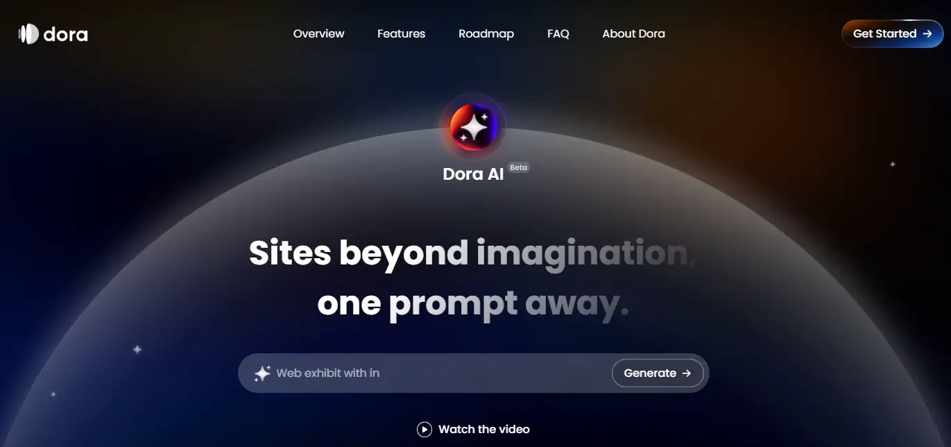 What is Dora AI: Easy to Be A Website Builder