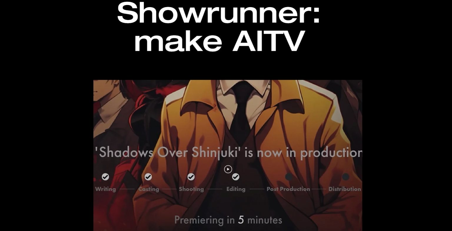 Showrunner AI Lets You Become A TV Show Creator