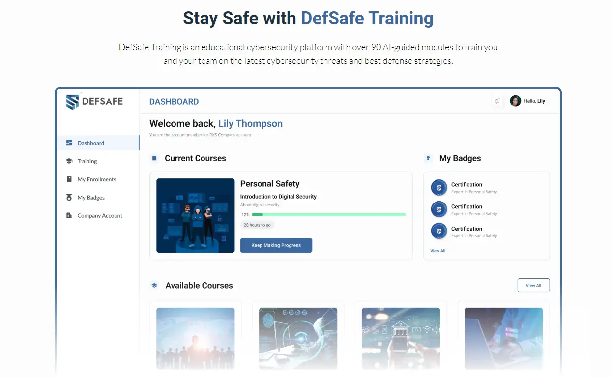 DefSafe: AI-Driven Cybersecurity Solutions