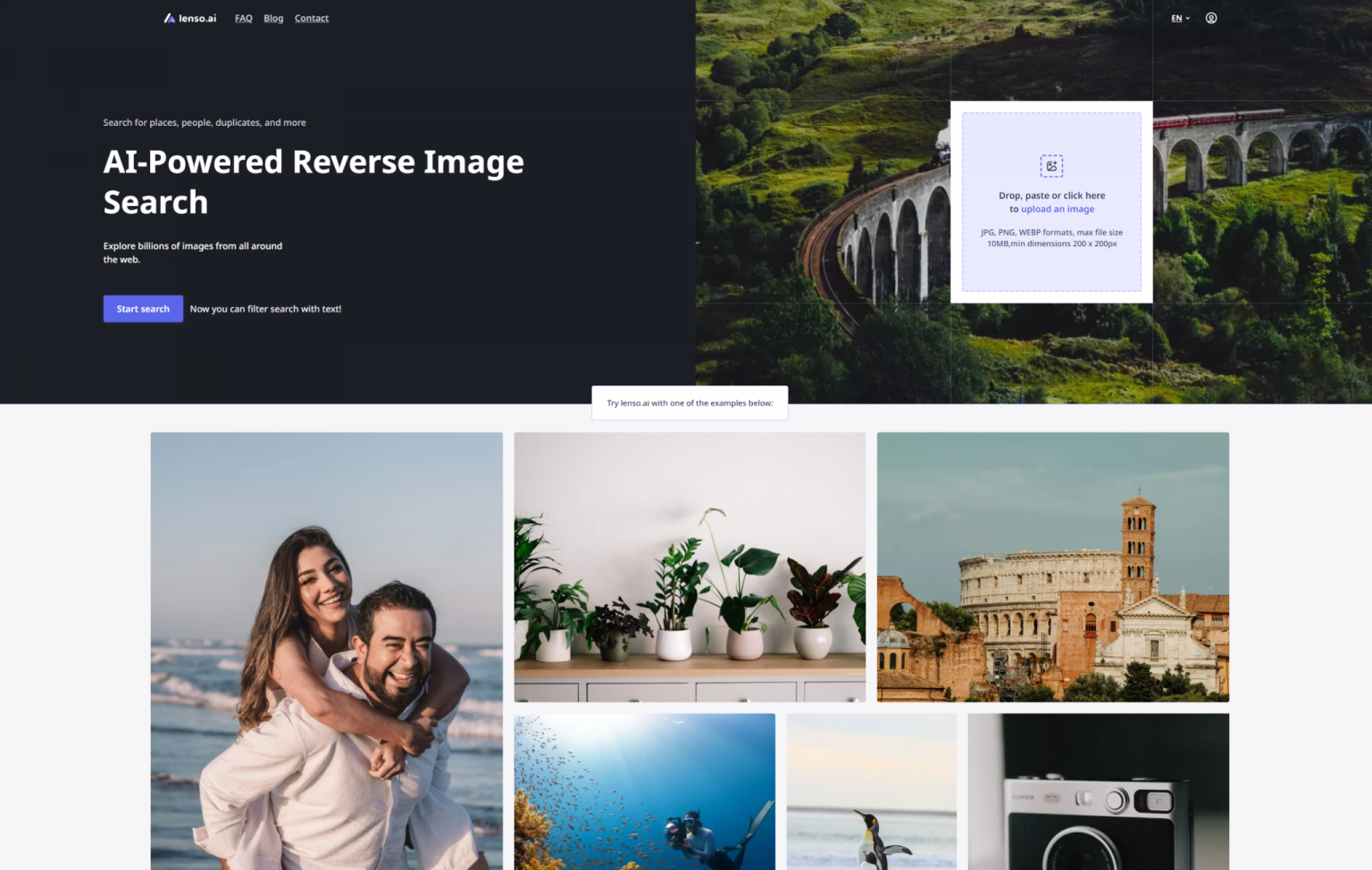 Lenso.ai: AI-Powered Reverse Image Search
