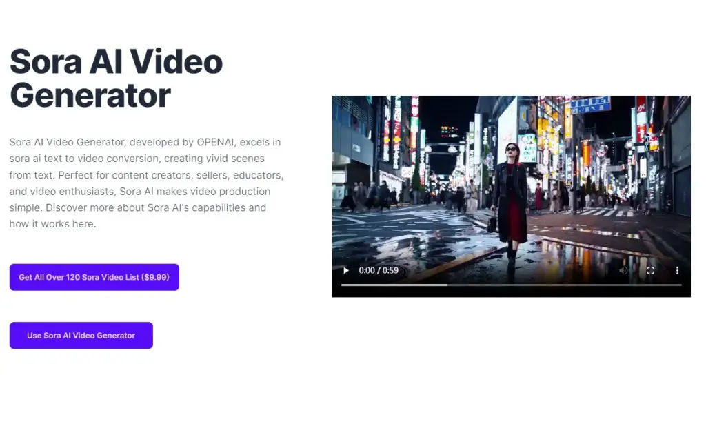 Sora AI Video Generator: Transform Images and Text into Videos with Just a Link