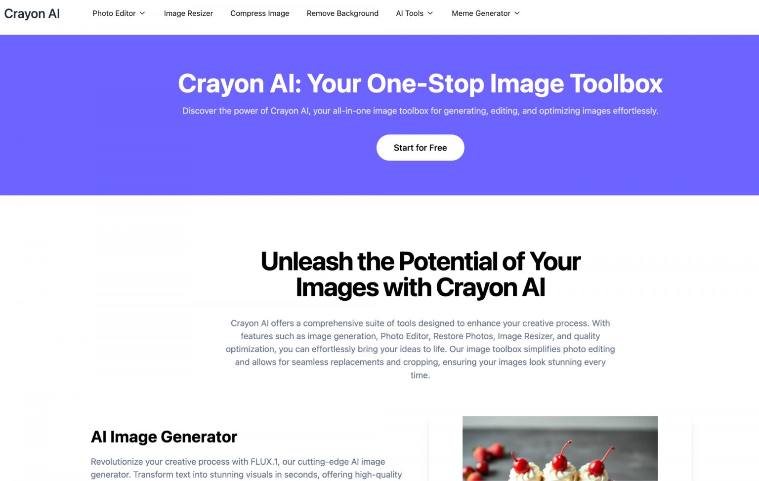 Crayon AI: Your Best AI Image Assistant & AI Image Toolbox